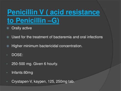Penicillin In Dentistry Antibiotics By Shefali Jain