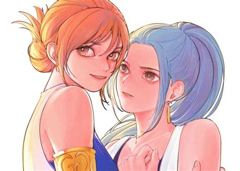 Nami Vivi😳 In 2022 One Piece Fanart Anime Watch One Piece