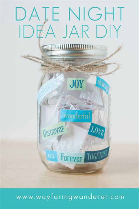 Date Night Jar Ideas Printable