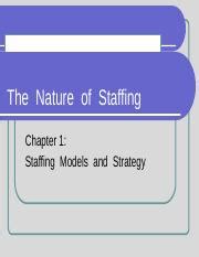 Understanding Staffing Models Strategy Importance Course Hero