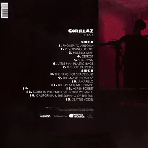 Gorillaz The Fall Reissue Lp Lpmanija Lt