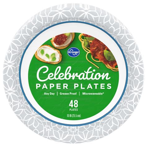 Kroger® Celebration Paper Plates 48 Ct 10 In Kroger