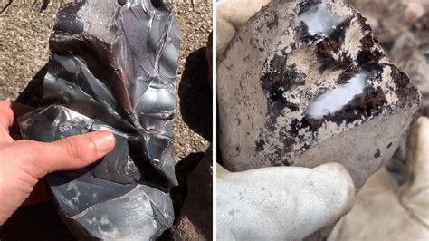 Obsidian Everywhere At Glass Buttes In Oregon Rock Seeker