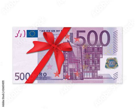 500 Euro Gutschein Stock Illustration Adobe Stock