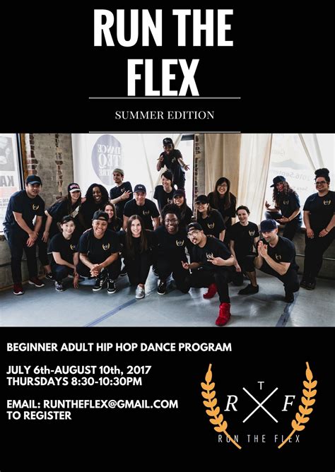 Run The Flex Hip Hop Dance Program For Adults