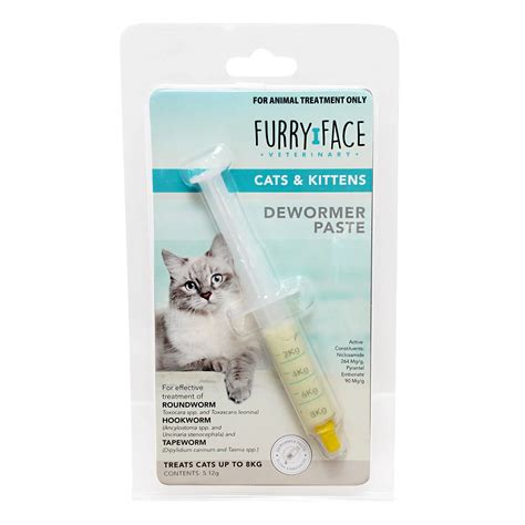 Buy Furry Face Cats And Kittens Dewormer Paste 512g Online Australia
