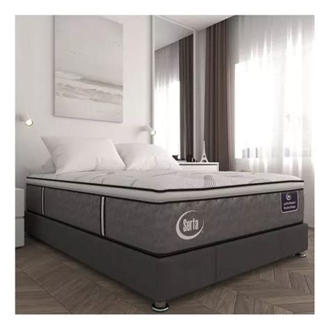 Colchón Individual Serta Tecnologia Natural Foam Con Resortes