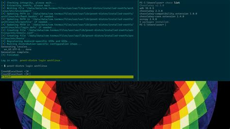 Arch Running In Termux On Android Shared By Tmate For Ssh Accessed In