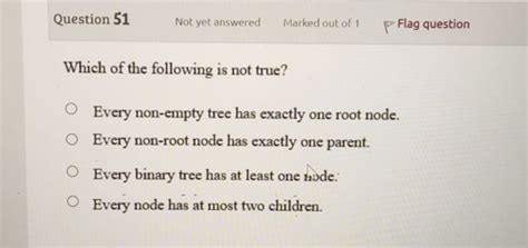 solved which of the following is not trueevery non empty