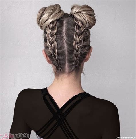 عکس مدل مو بافته شده