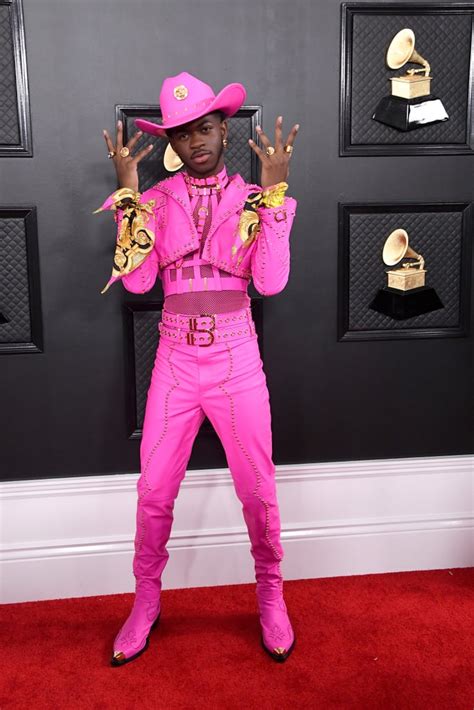 Yeehaw The Singer Wore A Barbie Pink Leather Outfit By Versace Lil