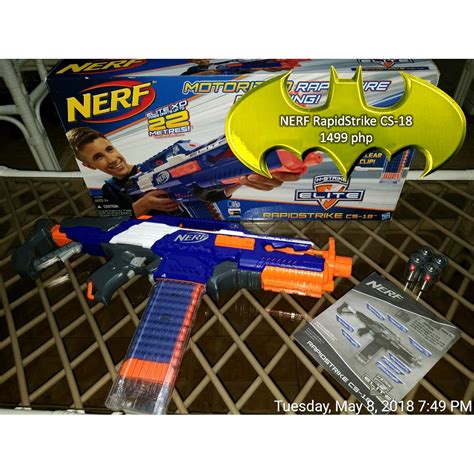 Nerf Rapidstrike Cs 18 Hobbies And Toys Toys And Games On Carousell