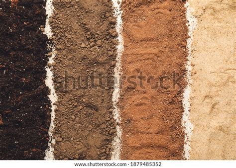 Different Types Soil Background Stock Photo 1879485352 Shutterstock