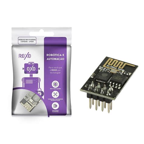Módulo Serial Wifi Roxo Esp8266 Kabum