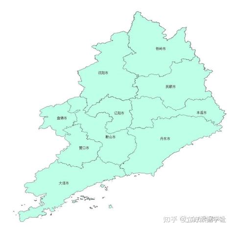 数据分享辽中南城市群规划范围数据市县两级 shp格式 知乎