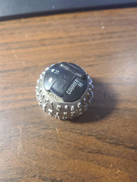 Ibm Selectric 96 Character Font Ball With White Text R Typewriters