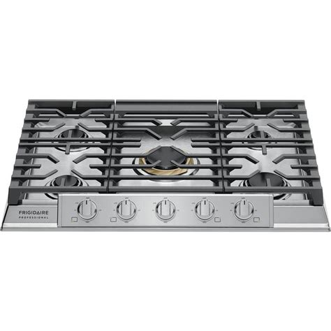 Frigidaire 30 In 5 Burner Gas Cooktop In Stainless Steel With Backlit