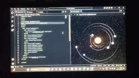 Md Aadil On Linkedin Solarsystem Html Css Javascript Project