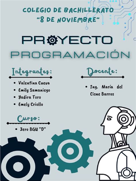 proyecto programacion pdf algoritmos