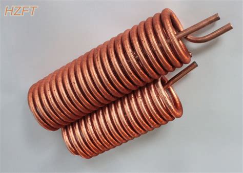 Customized Flexible Copper Tube Coil In Domestic Water Boilers