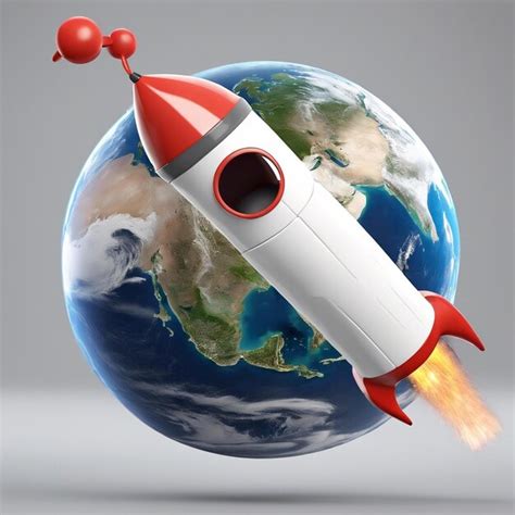 Rocket Flying Over Earth Png Images Free Download On Freepik