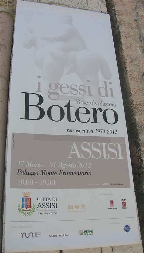 Legnagoflash Botero Assisi Mostra Disegni E Gessi