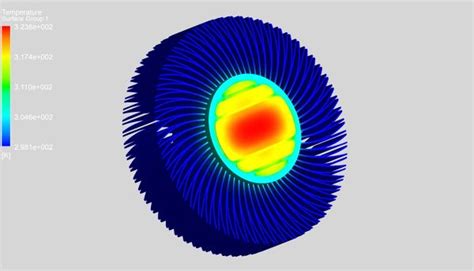 radial curved heat sink thermal analysis with ansys fluent cfd simulations fetchcfd