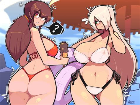 Rule 34 2girls Ass Big Breasts Bikini Blanca Movailarts Breasts