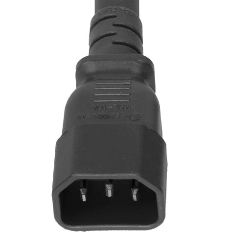 4ft Black Splitter Iec320 C14 To Iec320 C13 10a 250v A Wide Range Of Tested And Trusted