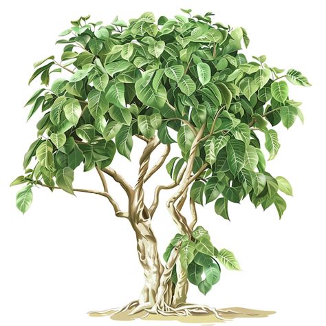 Premium Photo Peepal Tree Indian Illustration