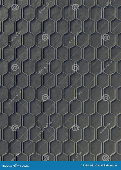 Gray Wave Band Abstract Surface Pattern 3d Rendering Stock Illustration Illustration Of Gray