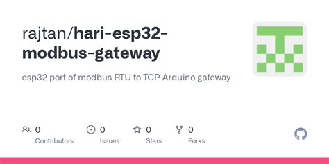 Github Rajtanhari Esp32 Modbus Gateway Esp32 Port Of Modbus Rtu To