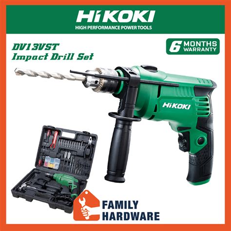 Hikoki Impact Drill Accessory Set Dv13vst Hitachi 冲击钻 Impact Drill