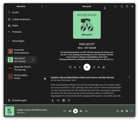 Install MusicPod On Linux Snap Store