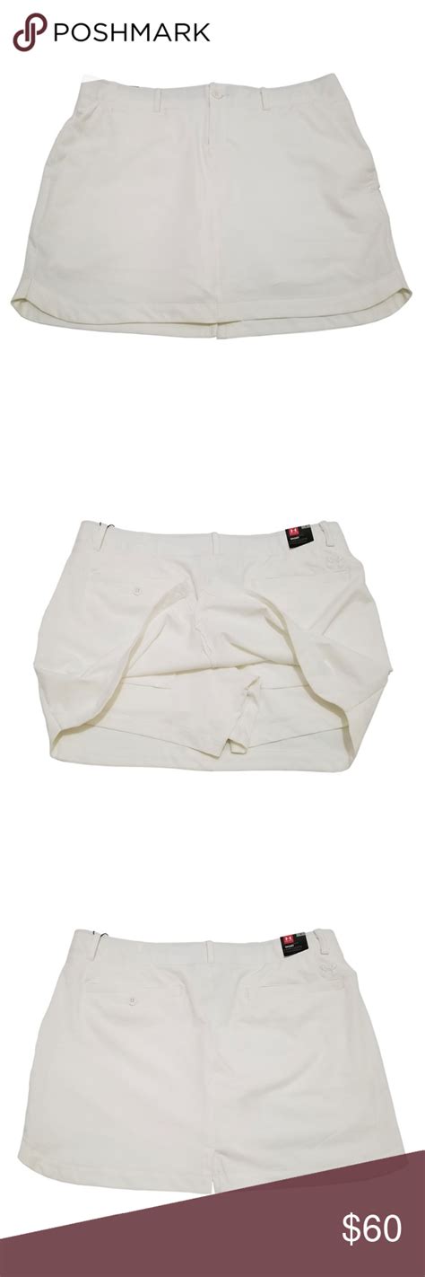 Under Armour Links Storm Woven Golf Skort White 12