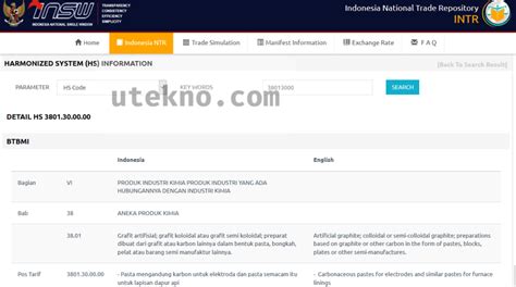 Cara Cek Hs Code • Utekno