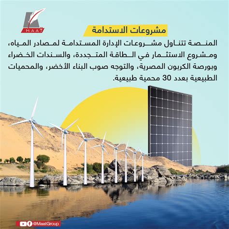 مع انطلاق Cop 27 مصر تطلق الخريطة الخضراء Maat Group