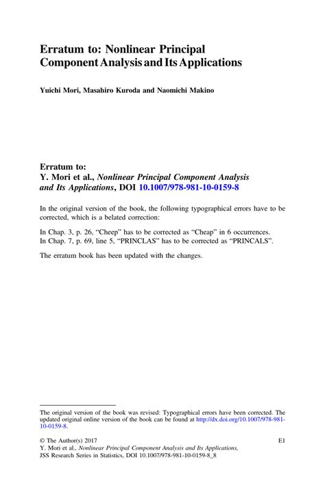 pdf erratum to nonlinear principal component analysis and its