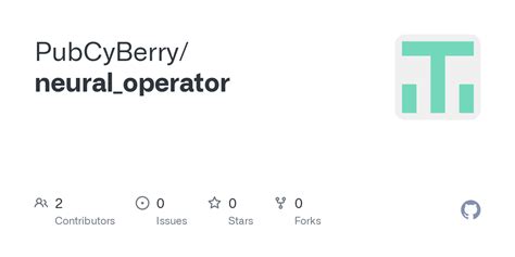 GitHub PubCyBerry Neural Operator