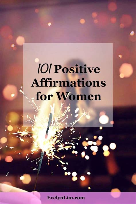 101 Positive Affirmations For Women
