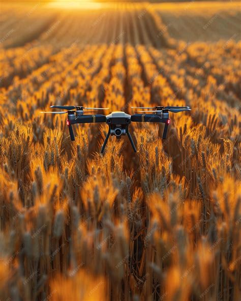 Premium Photo A Drone Capturing Thermal Images Background