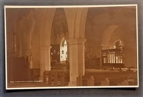 Westham Postcard C1920 Sussex Eastbourne St Marys Church Real Photo £7