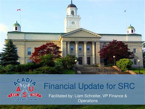 financial update for src ppt download