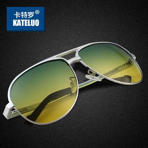 Daynight Dual Purpose Vision Driving Glasses Men Sunglasses Polarized