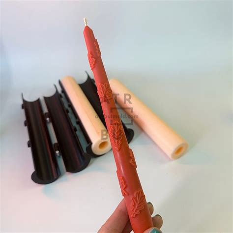 Силіконова форма столова свічка Листочки купити за найкращою ціною інтернет магазині Atributmold