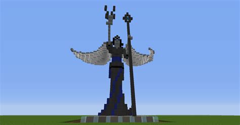 Minecraft Angel Statue Tutorial