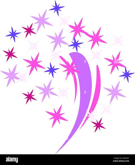 Colorful Illustration Of Fireworks Exploding In The Sky With A Festive And Celebratory Mood