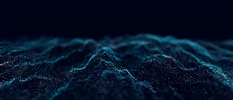 파티클의 동적 물결 추상적 미래지향적 배경 빅 데이터 시각화 3d 렌더링 개념에 대한 스톡 사진 및 기타 이미지 개념 과학 데이터 Istock