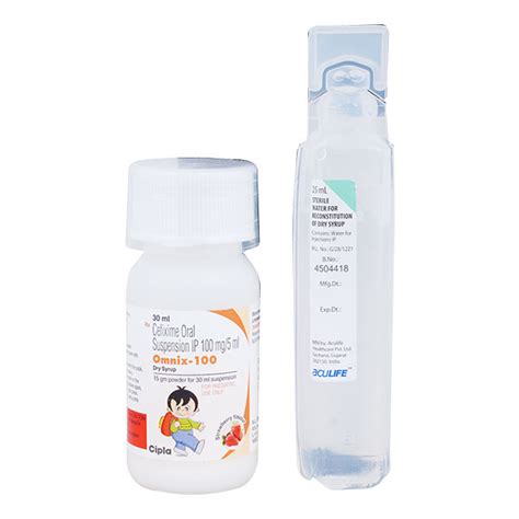 Omnix 100mg Dry Syrup 30ml Price Uses Side Effects Netmeds
