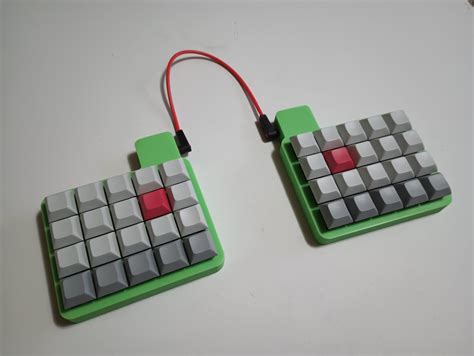 Handwired Split Ortholinear Keyboard R Functionalprint